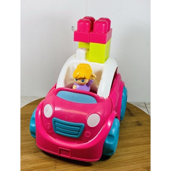 Mega Bloks | Toys | Mega Bloks Pink Convertible Pink Car | Poshmark